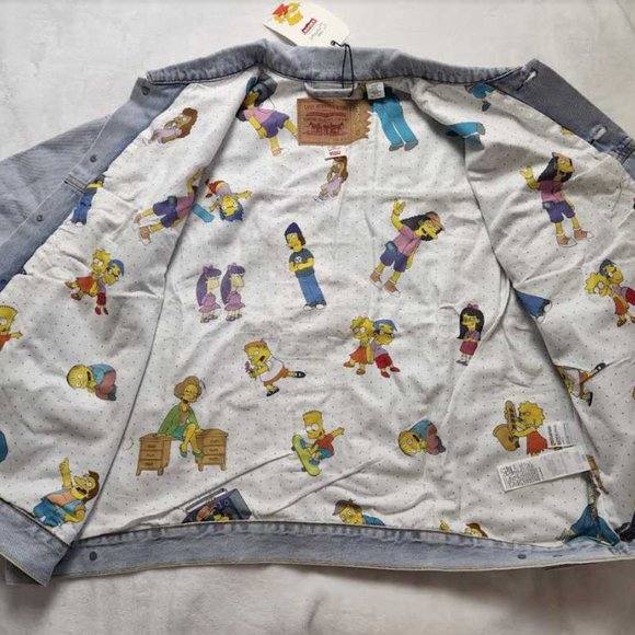 Levi's | Jackets & Coats | New Mens M Xl Levis X The Simpsons Bart ...